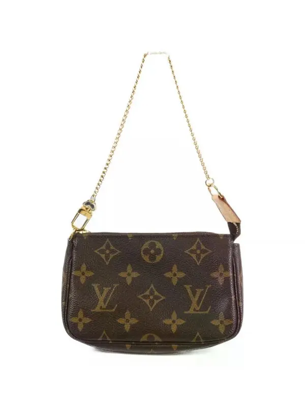 LOUIS VUITTON Mini Pochette Accessoires Shoulder Bag - Brown