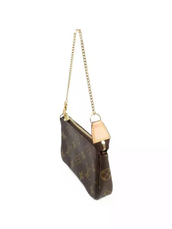 LOUIS VUITTON Mini Pochette Accessoires Shoulder Bag - Brown