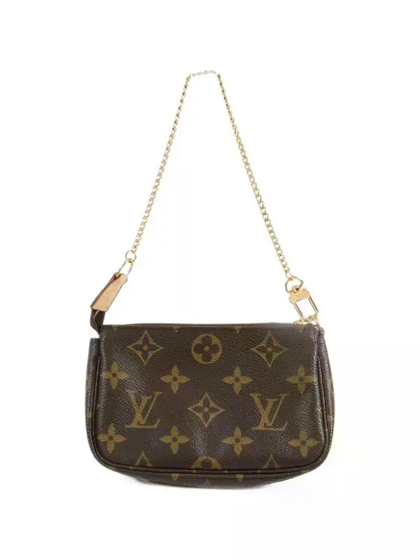 LOUIS VUITTON Mini Pochette Accessoires Shoulder Bag - Brown