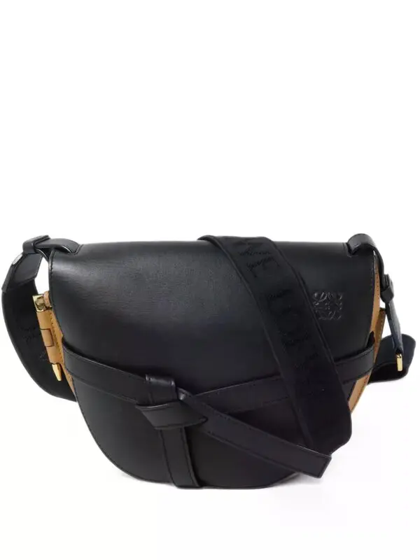 Loewe Small Gate Shoulder Bag - Black