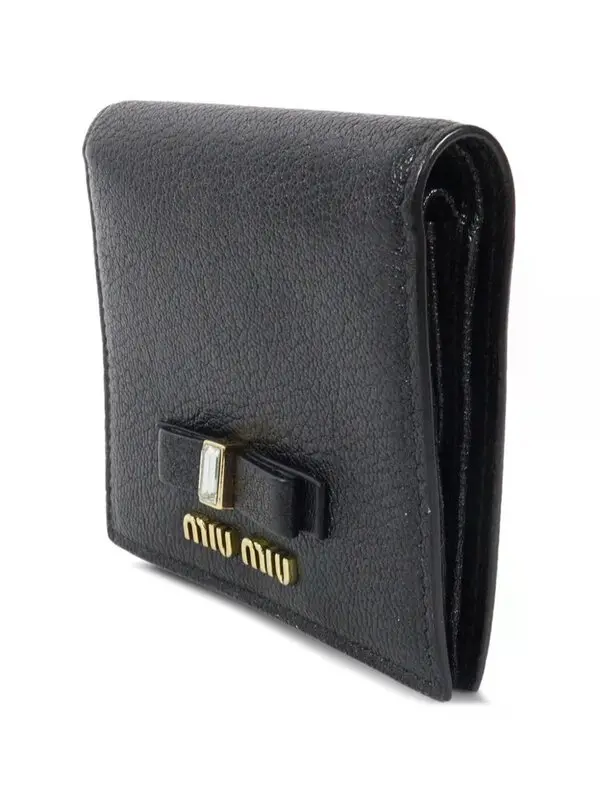 Miu Miu Madras Bow-detail Wallet