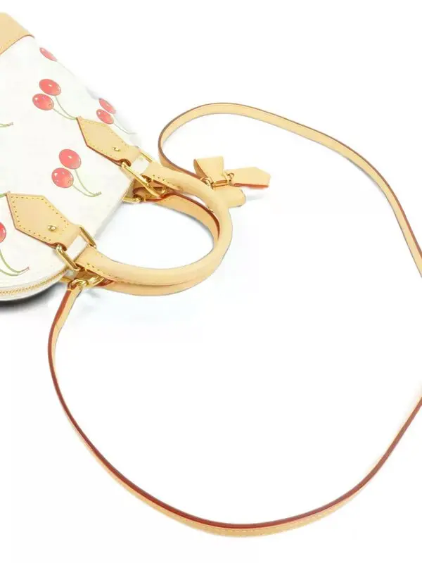 LOUIS VUITTON X Takashi Murakami Alma Bb Leather Handbag
