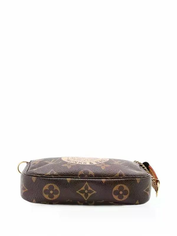 LOUIS VUITTON Pochette Accessoires Limited Edition Monogram Canvas Mini Clutch Bag