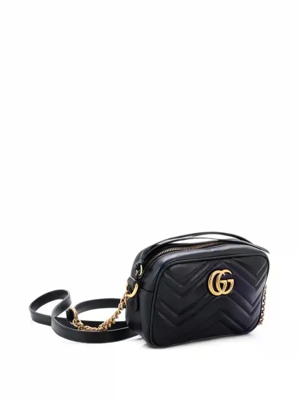 Gucci Gg Marmont Shoulder Bag Matelasse Leather Mini Crossbody Bag