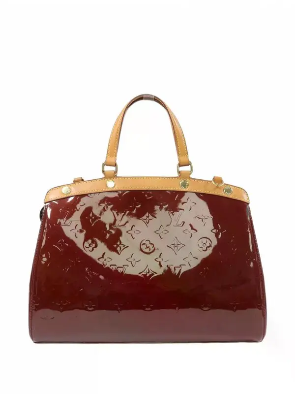 LOUIS VUITTON Brea Mm Monogram Vernis-leather Tote Bag