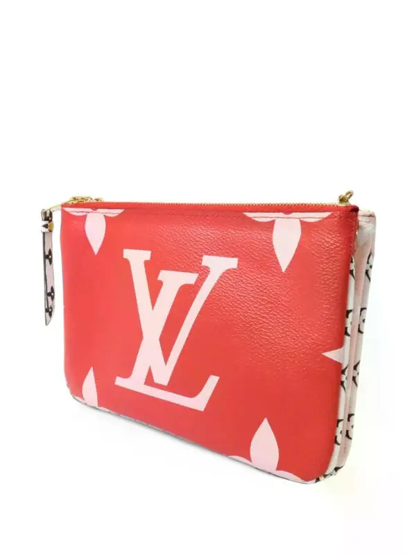 LOUIS VUITTON Double Zip Monogram Giant Pochette Shoulder Bag