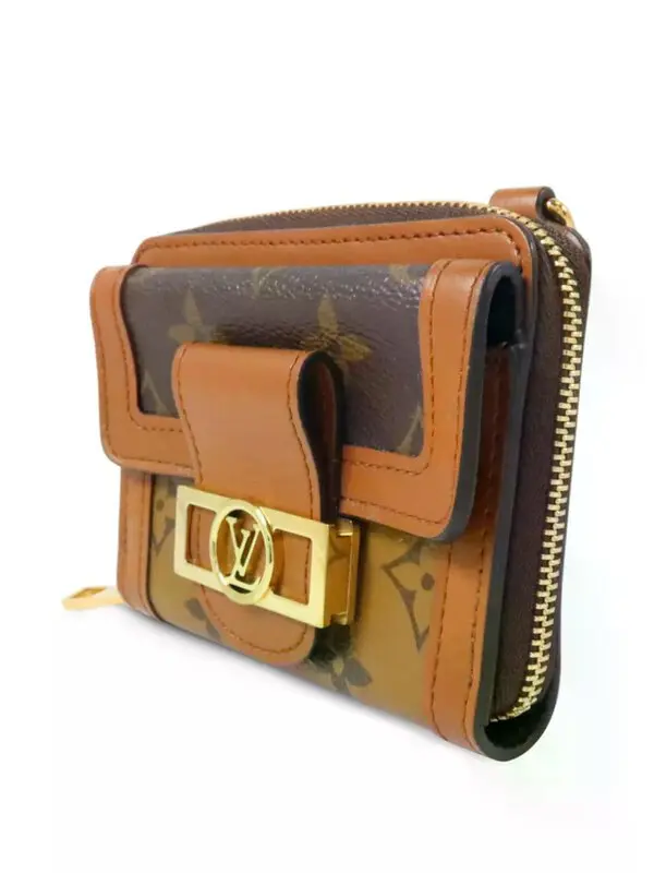 LOUIS VUITTON Monogram Reverse Micro Dauphine Shoulder Bag