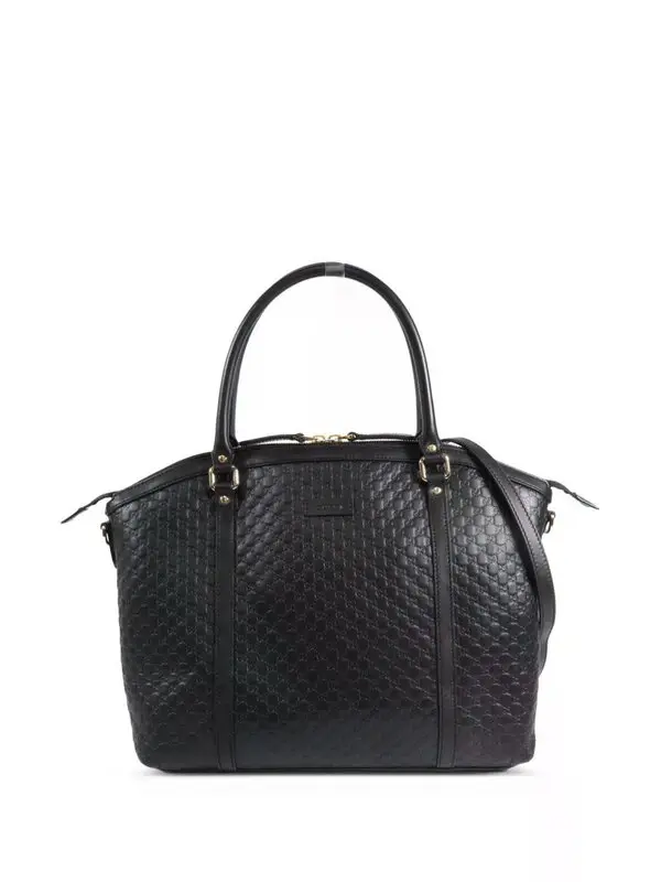 Gucci Gg Microguccissima Tote Bag - Black
