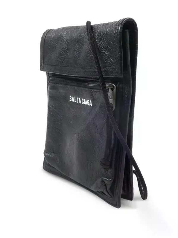 Balenciaga Explorer Leather Pouch Bag
