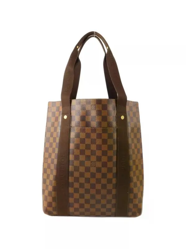 LOUIS VUITTON Beaubourg Damier Tote Bag - Brown