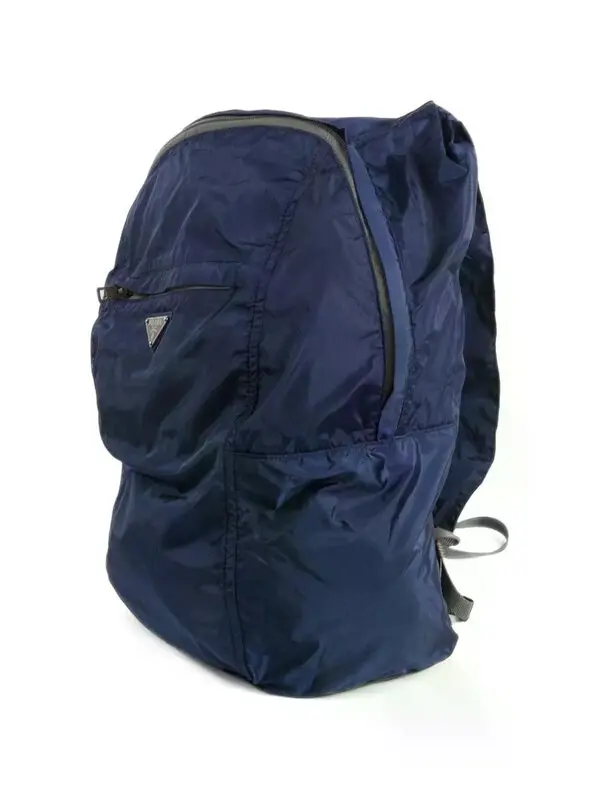 Prada Logo-plaque Backpack