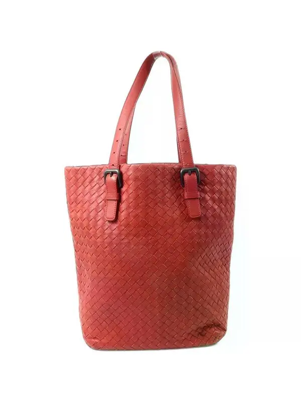 Bottega Veneta Intrecciato Buckle-strap Tote Bag