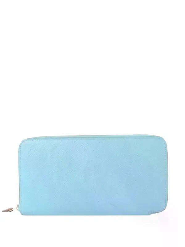 Hermès 2016 Silk In Epsom-leather Wallet - Blue