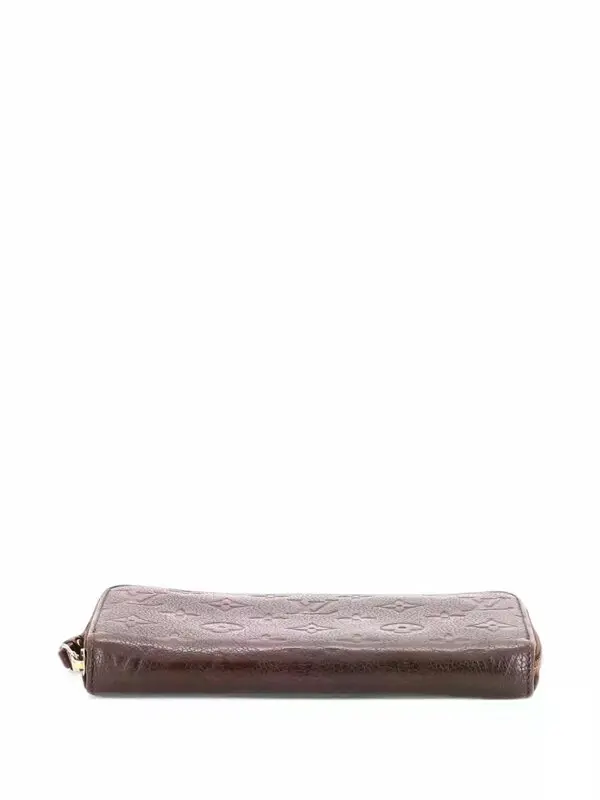 LOUIS VUITTON Zippy Wallet Monogram Empreinte Leather Small Wallets