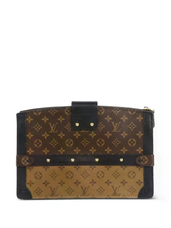 LOUIS VUITTON Monogram Trunk Clutch Bag