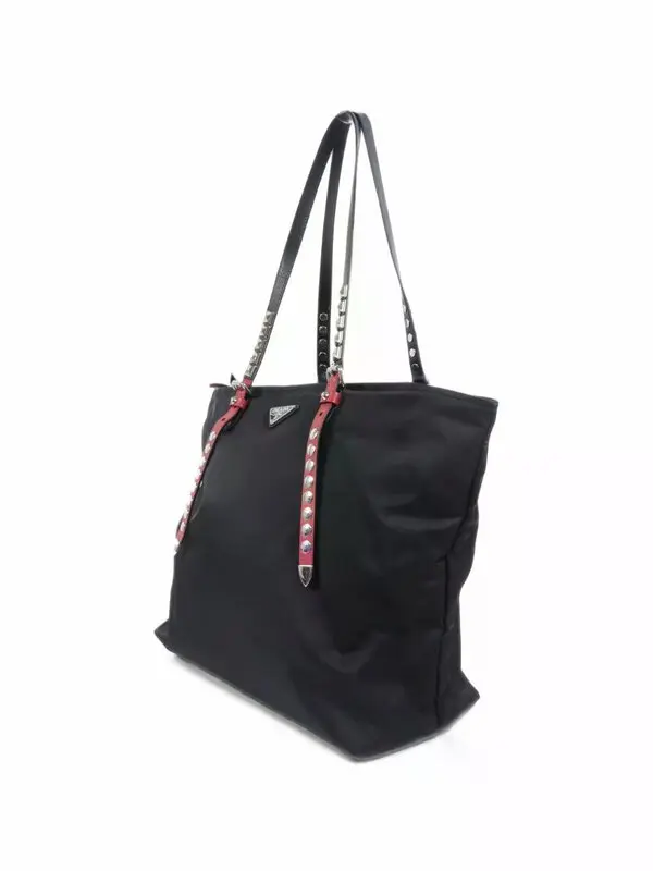 Prada Studded-detail Tote Bag