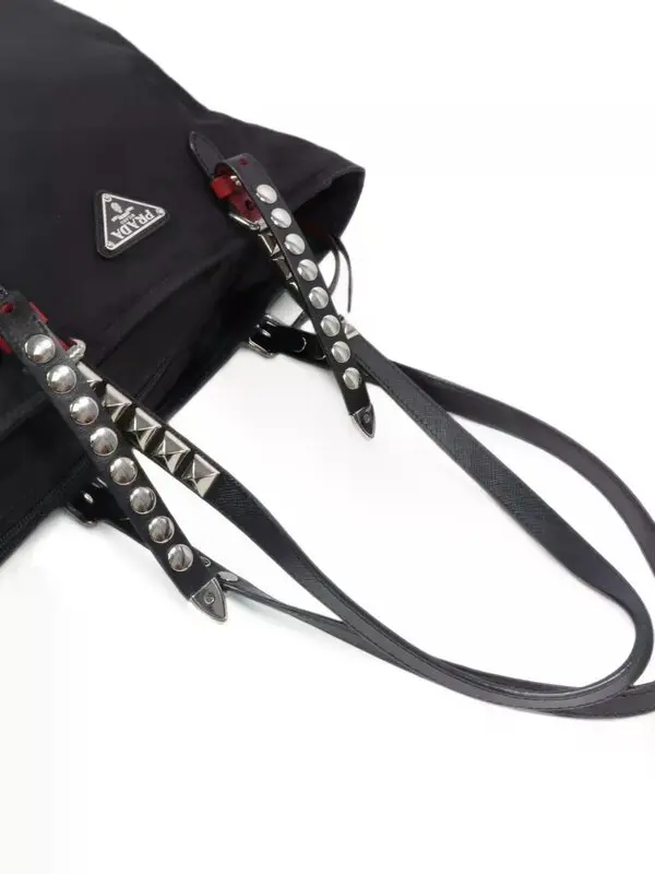 Prada Studded-detail Tote Bag