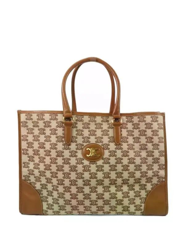 Celine Triomphe Horizontal Cabas Tote Bag
