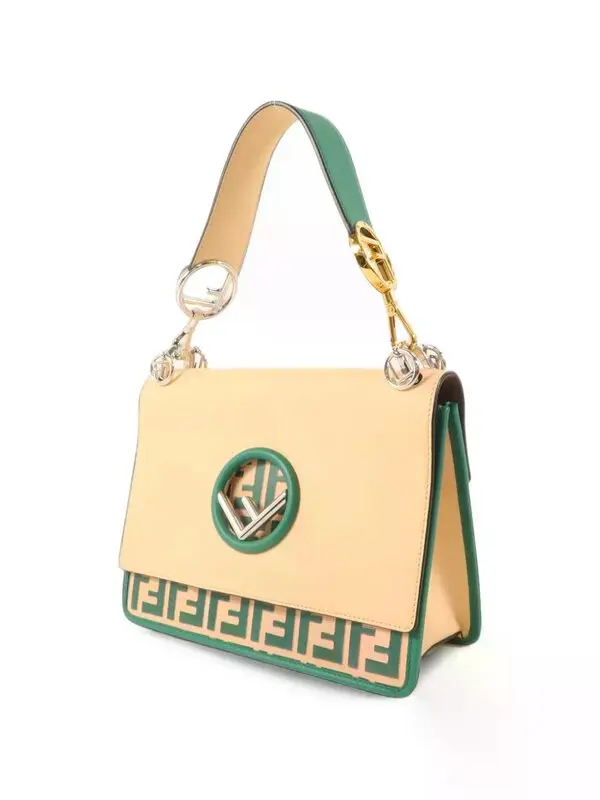 Fendi Kan I Logo-patch Shoulder Bag