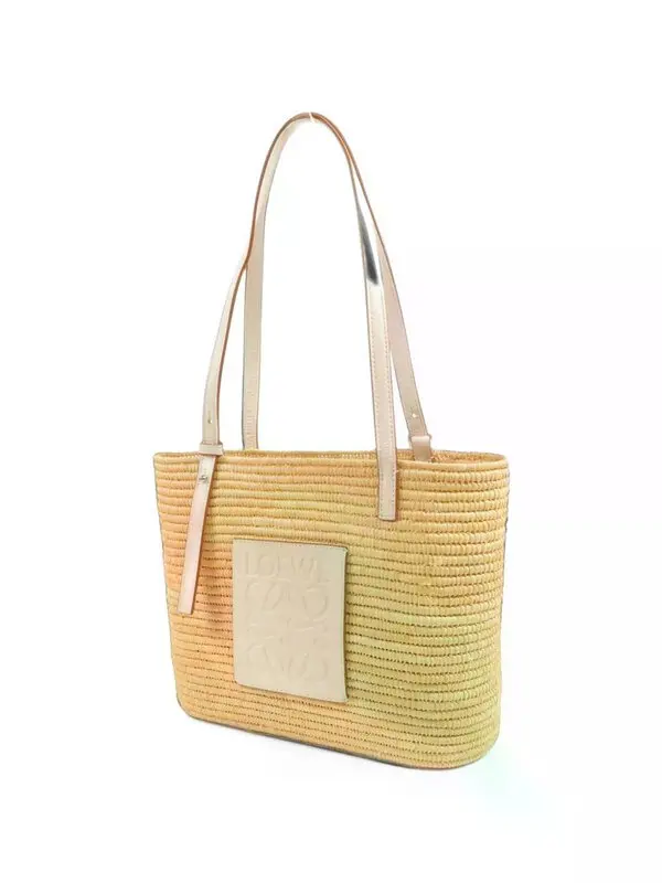 Loewe Small Square Basket Tote Bag - Neutrals