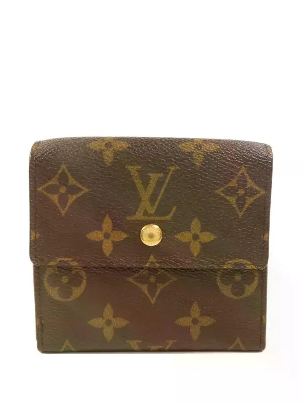 LOUIS VUITTON Monogram Portefeuille Elise Wallet - Brown