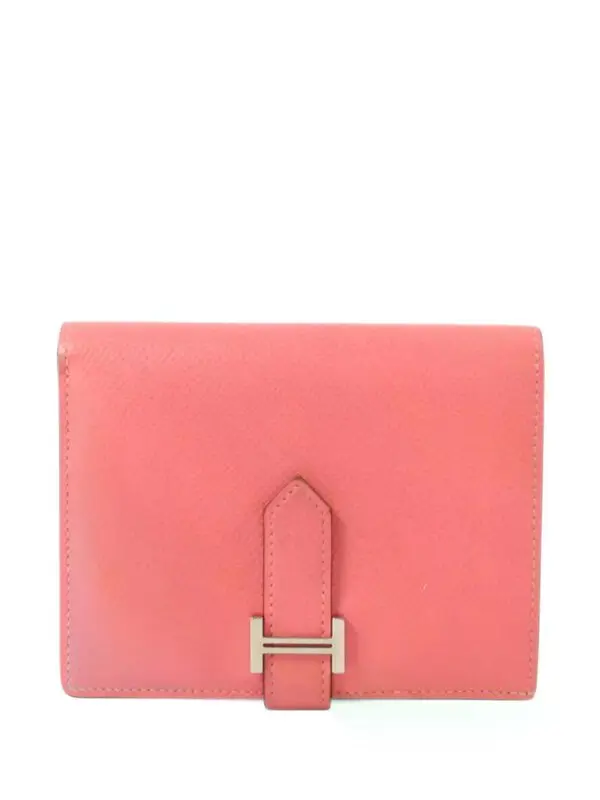 Hermès Bearn Epsom Leather Wallet - Pink