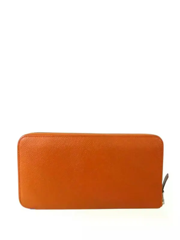 Hermès 2018 Silk'in Epsom Leather Wallet - Orange