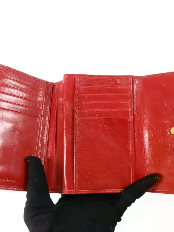 Miu Miu Matelassé Leather Trifold Wallet
