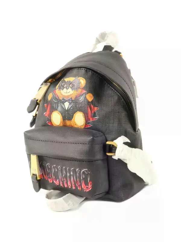 Moschino Bat Teddy Bear Graphic-print Backpack