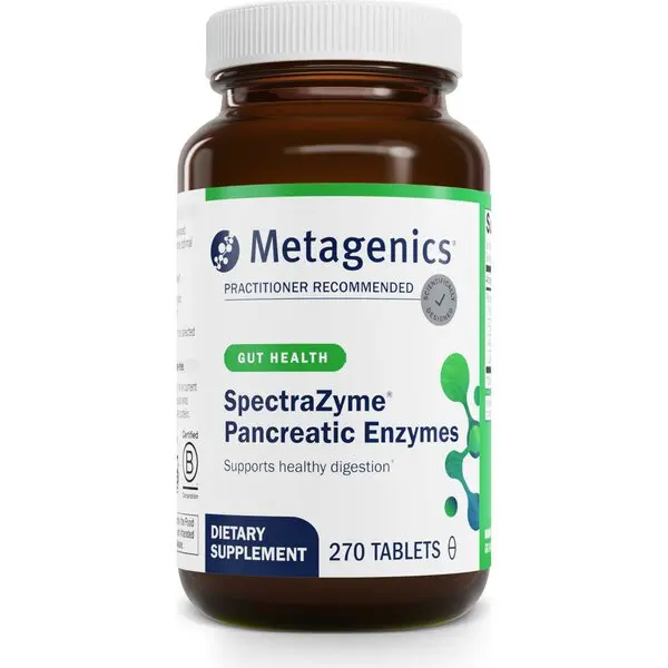 METAGENICS Spectrazyme Pancreatic Digestive Enzyme Complex Tablets 270 Tablets - None