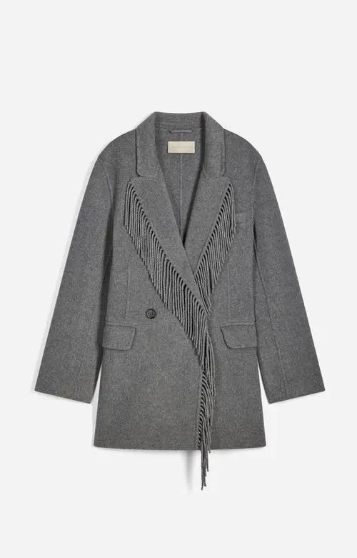 Vanessa Bruno Helenka Fringe Detail Blazer