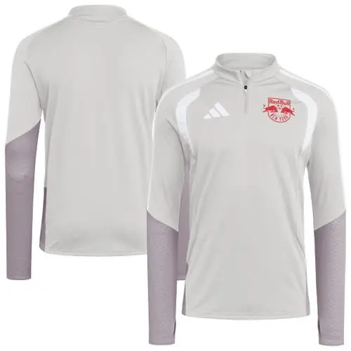 Adidas New York Red Bulls 2026 Tiro Competition Quarter-zip Training Top - Silver