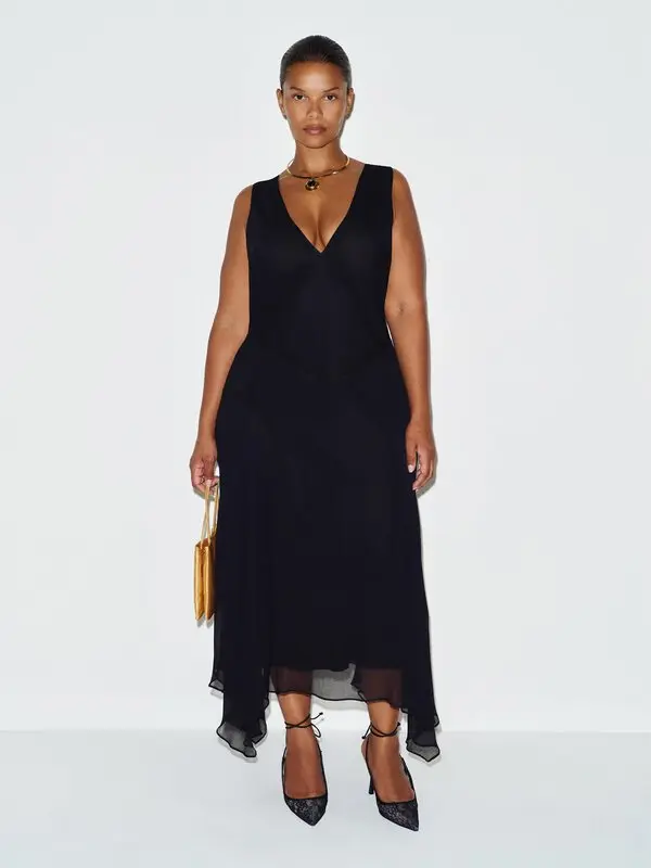 REFORMATION Stellina Dress Es - Black
