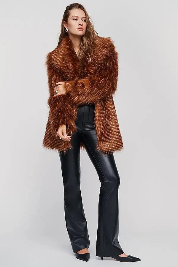 UNREAL FUR Field Of Dreams Faux Fur Coat Jacket