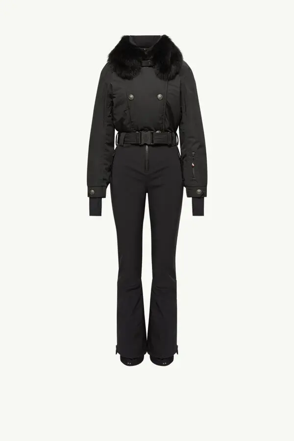 Moncler Shearling-trimmed Insulated Ski Suit