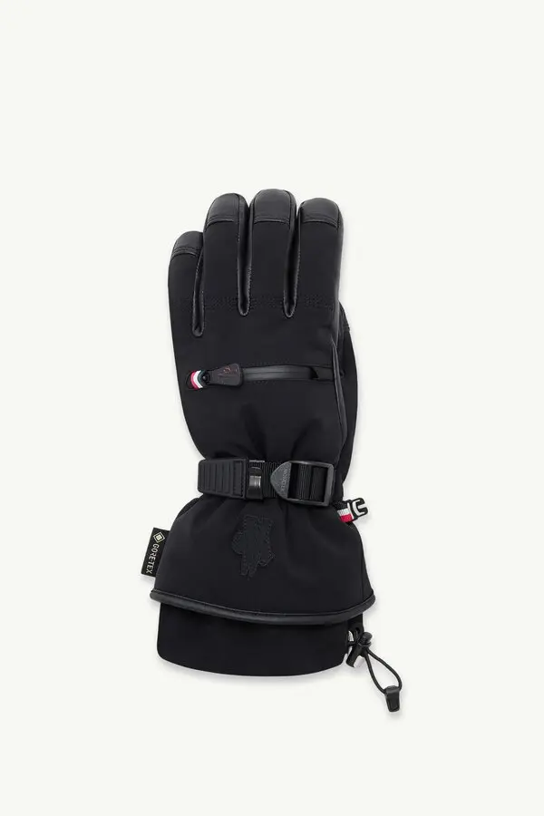 Moncler Padded Gloves - Black