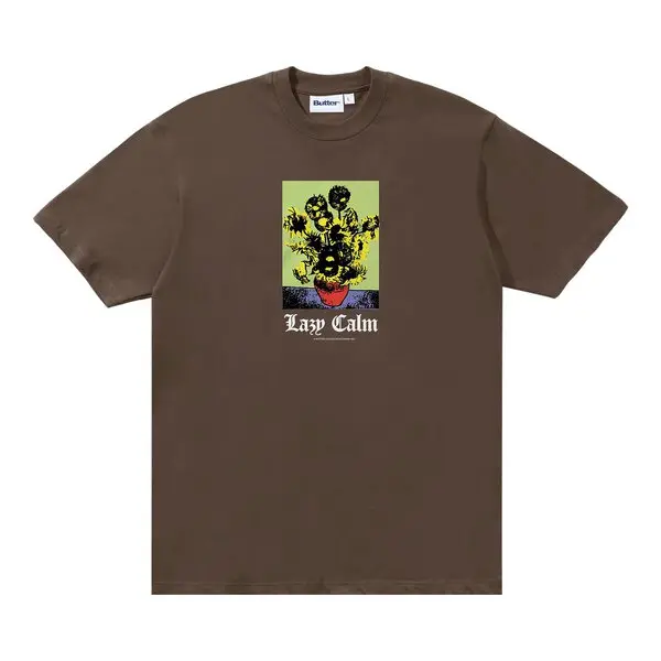 BUTTER GOODS Lazy Calm Tee - Brown