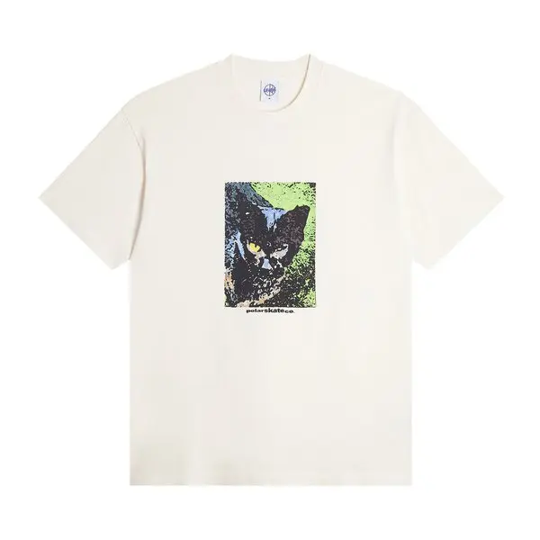 POLAR SKATE CO. Cat Tee 'ivory - Cream
