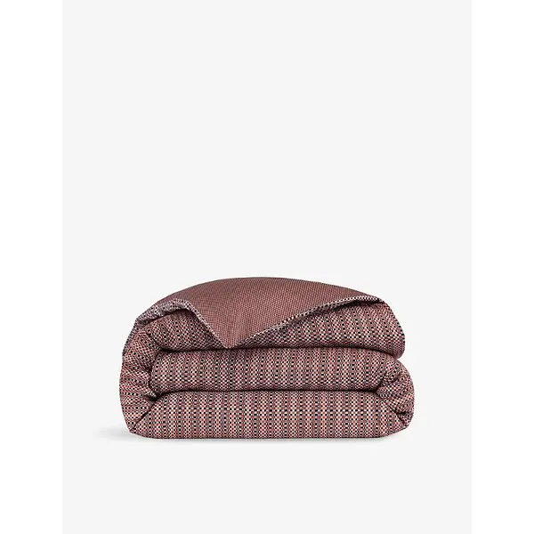 BOSS Vassily Cotton-sateen Duvet Cover - Multicoloured