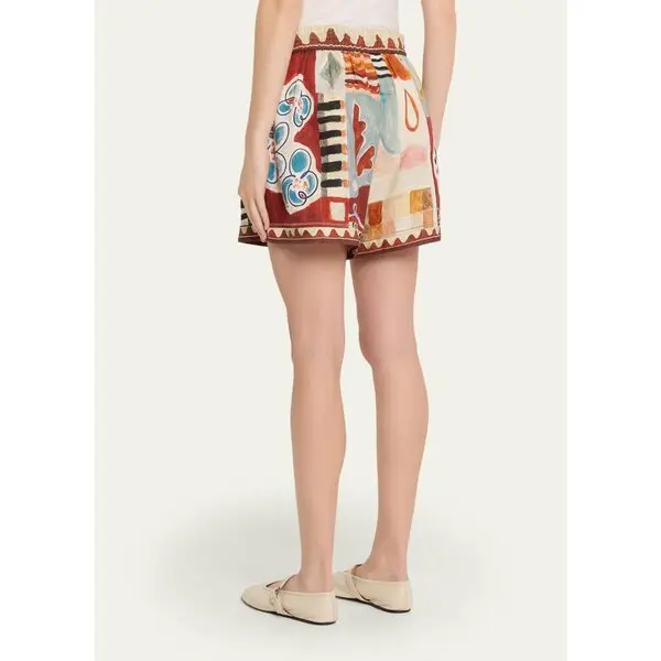 ALEMAIS Michelle Linen Shorts