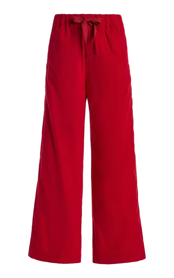 SANDERLAK Baby Cord Drawstring Pants
