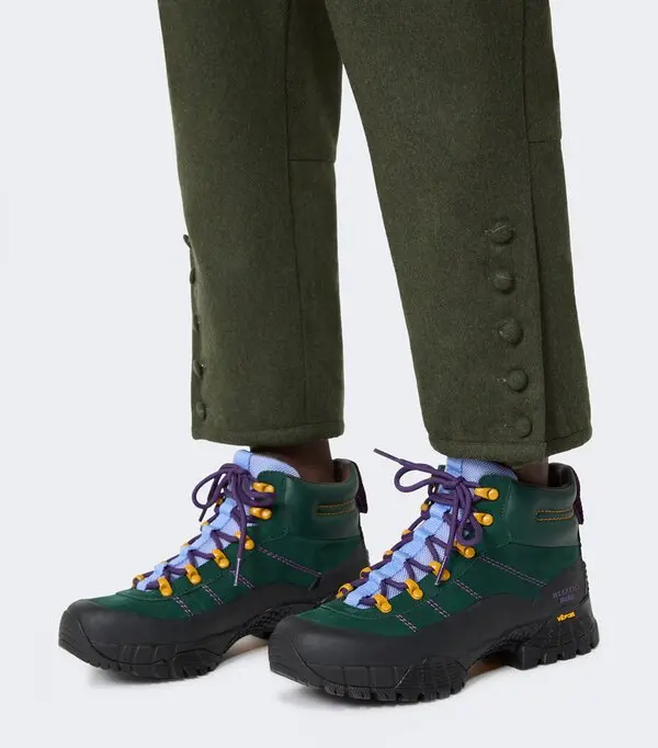 Max Mara Suede Hiking Ankle Boots