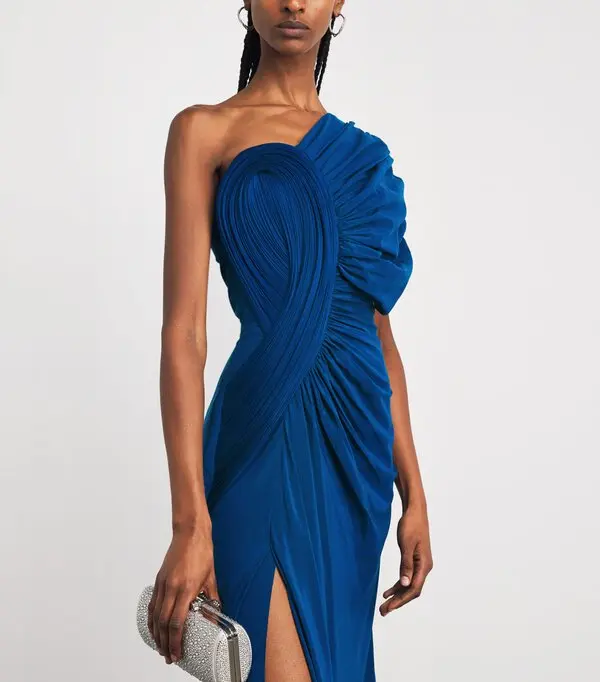 GAURAV GUPTA Silk Drape Gown