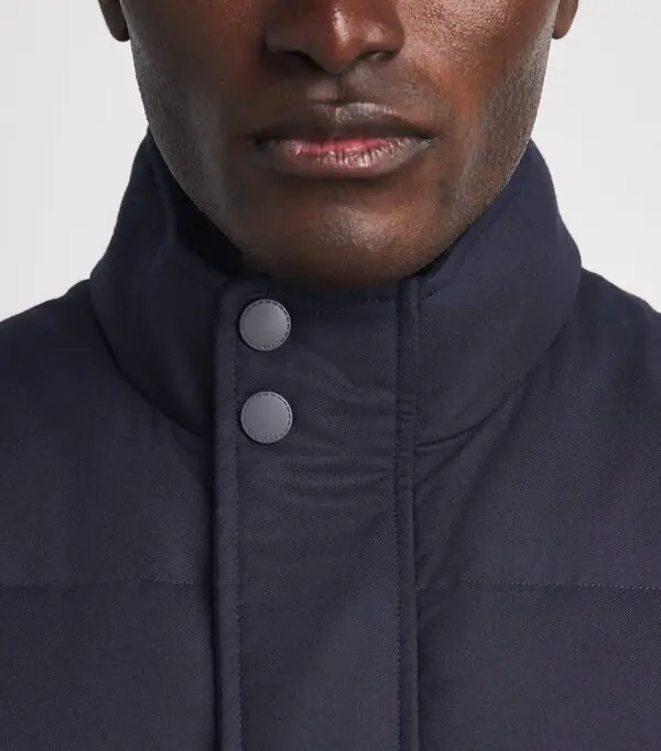 Canali Down Wool Gilet