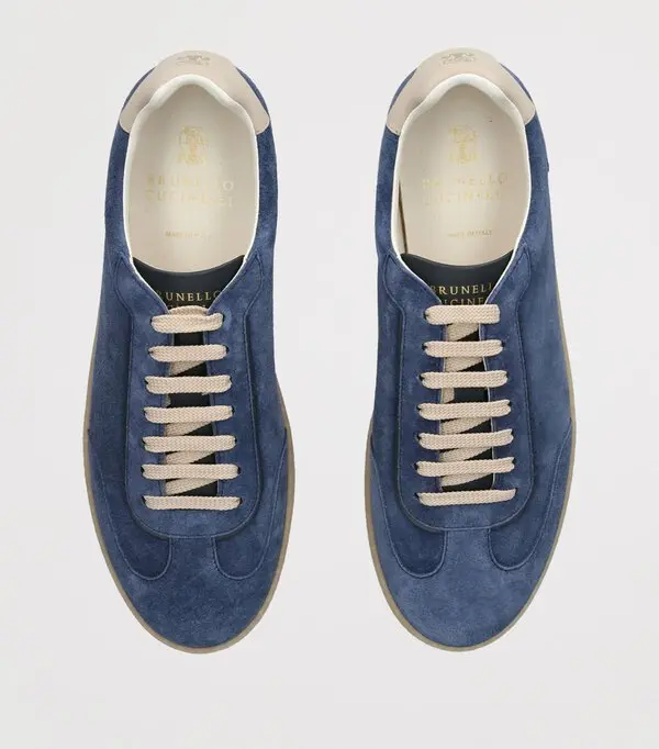 Brunello Cucinelli Suede Low-top Sneakers