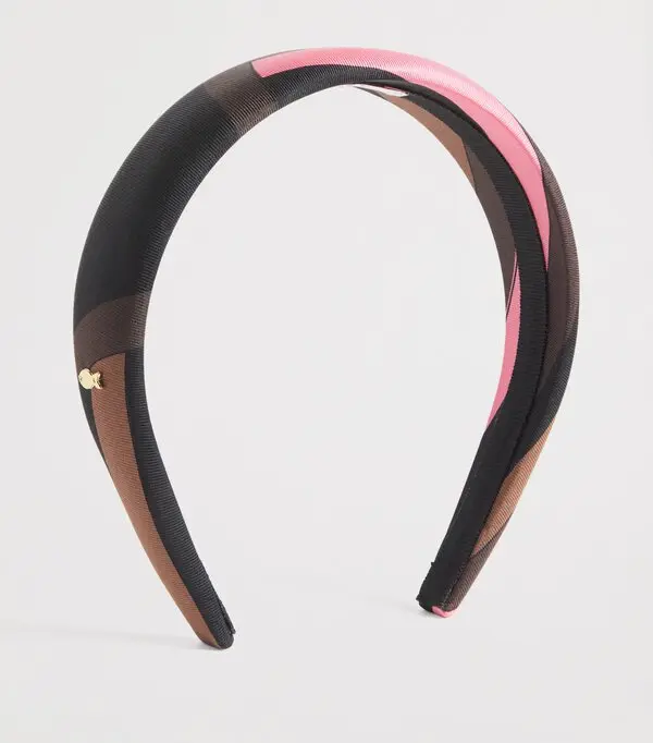 Emilio Pucci Silk Iride Print Headband