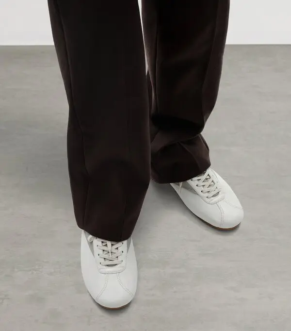 Bottega Veneta Leather Shot Sneakers