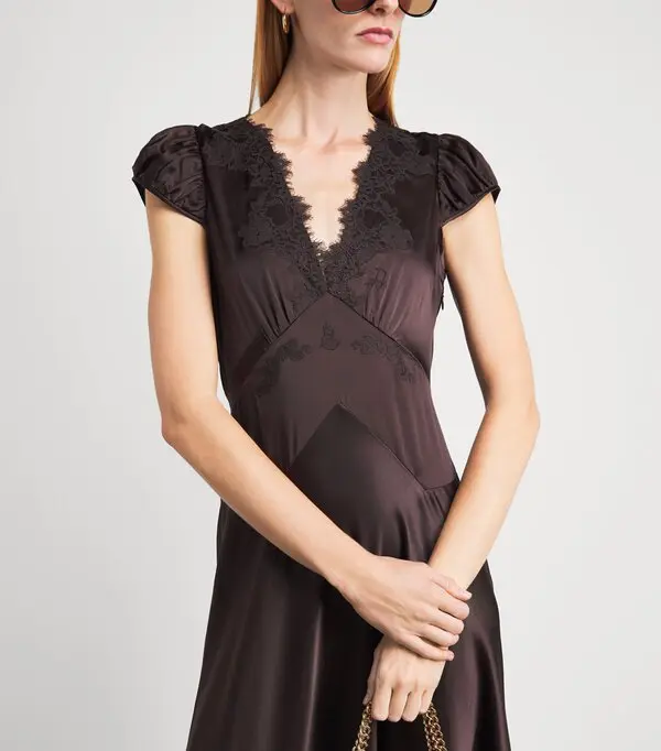 DÔEN Silk Coraline Midi Dress