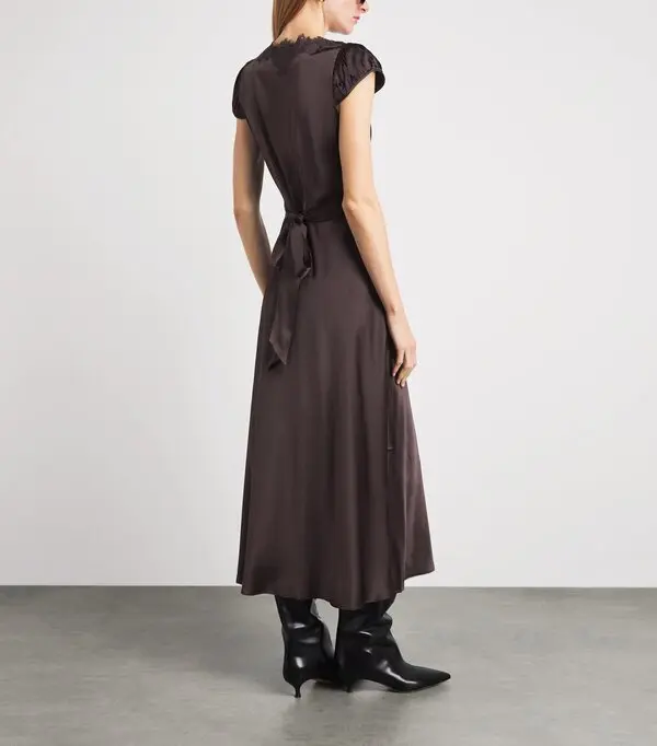 DÔEN Silk Coraline Midi Dress