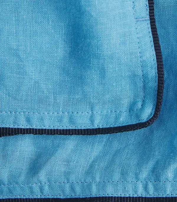 Vilebrequin Linen Mallorca Swim Shorts - Blue